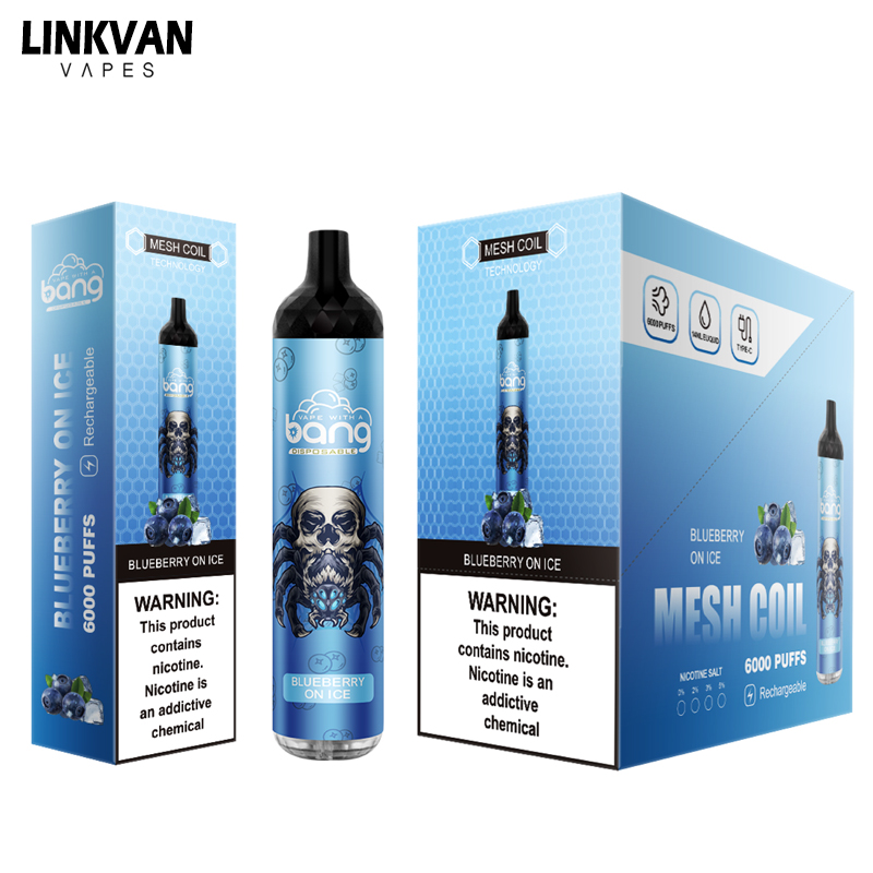 BANG DISPOSABLE VAPE (6000 PUFFS / 12ML ) - Linkvan