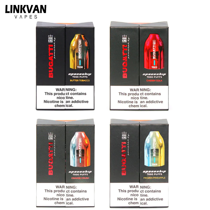 BUGATTI DISPOSABLE VAPE ( 7000PUFFS / 15ML) - Linkvan